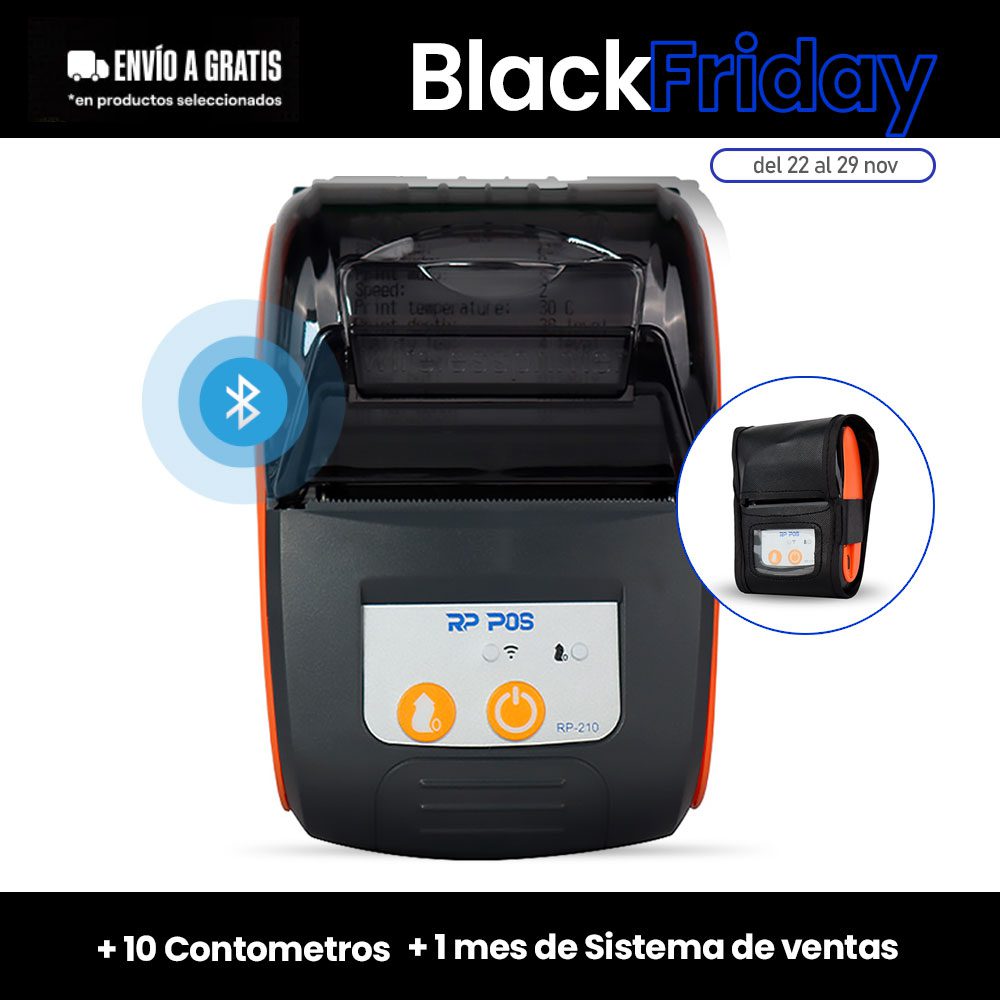 Impresora Térmica Portátil de Ticket RP 210 | RP IMPORT